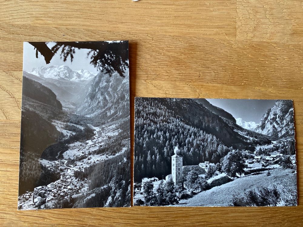 2 Ansichtskarten St. Niklaus VS mit Breithorn | Kaufen auf Ricardo
