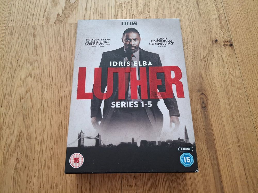 Luther - Idris Elba - Series 1-5 BBC DVD Collection English (Gebraucht) in Hindelbank für CHF 20 ...