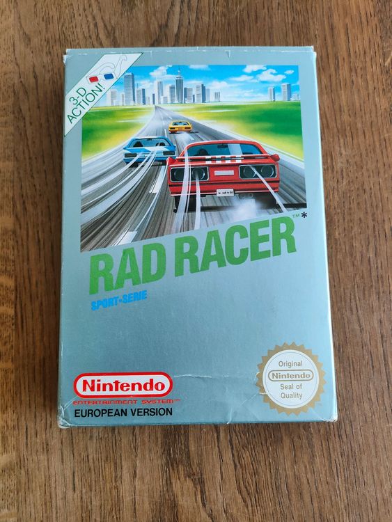 NES - Rad Racer mit OVP mit Brille | Kaufen auf Ricardo