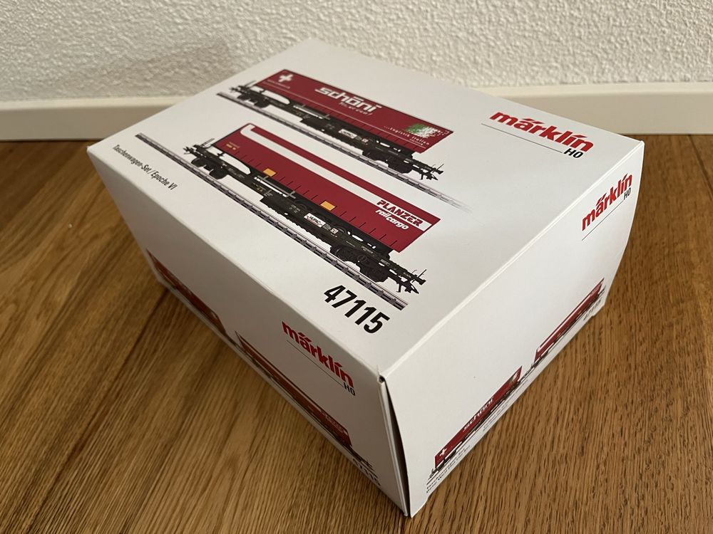 Märklin 47115 - SBB Taschenwagen-Set Planzer / Schöni | Kaufen auf Ricardo