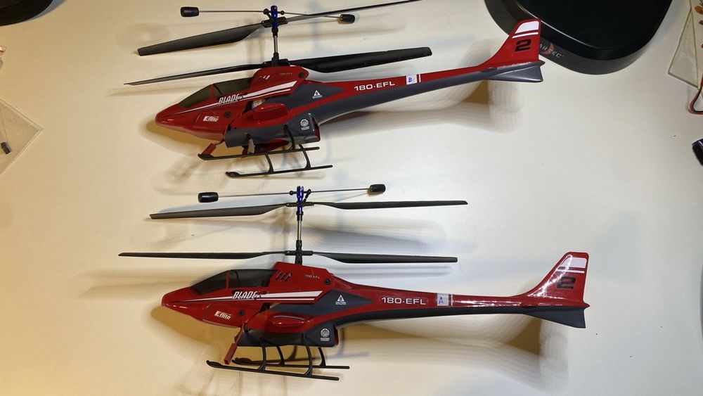 2x Helikopter coaxial Blade 180 CX (EFL) als Ersatzteilspen (Defekt) in ...