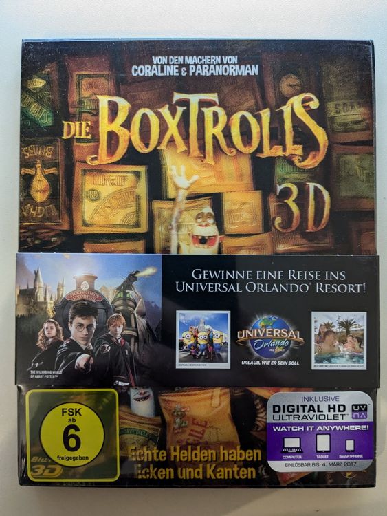 Die Boxtrolls [Blu-ray 2D&3D] | Kaufen auf Ricardo
