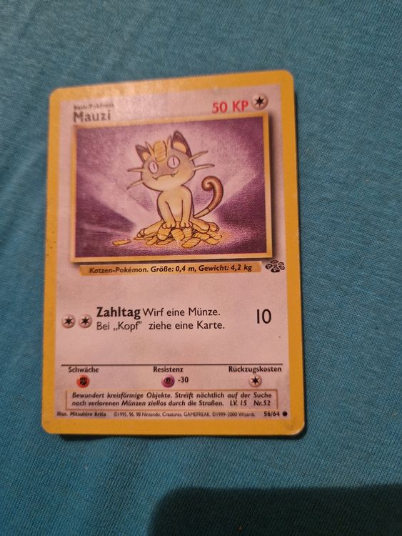 Carte Pokémon Mauzi rare - Edition de collection! DE (D'occasion) à ...