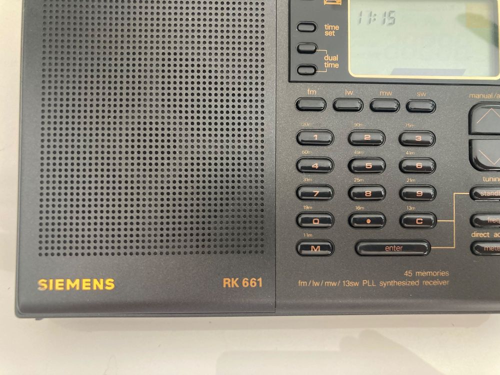 Siemens Weltempfänger RK 661 UKW/MW/SW Radio (Gebraucht) in Rombach für ...