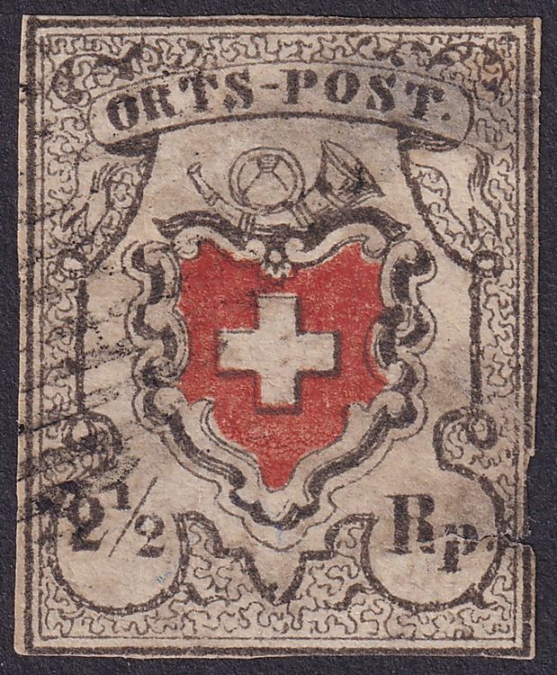 13I, ORTS-POST mit KE, Type 19, defekt aber echt mit Befund (Gebraucht ...