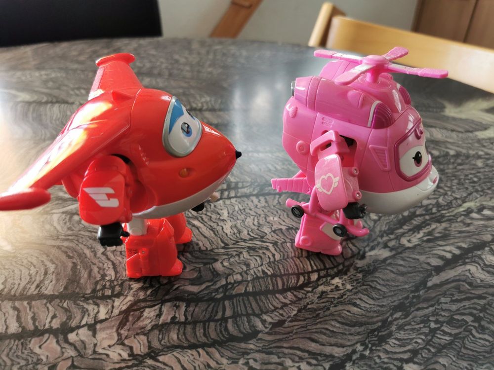 Super Wings Jett und Dizzy Transformers Spiel Figurenre | Kaufen auf ...