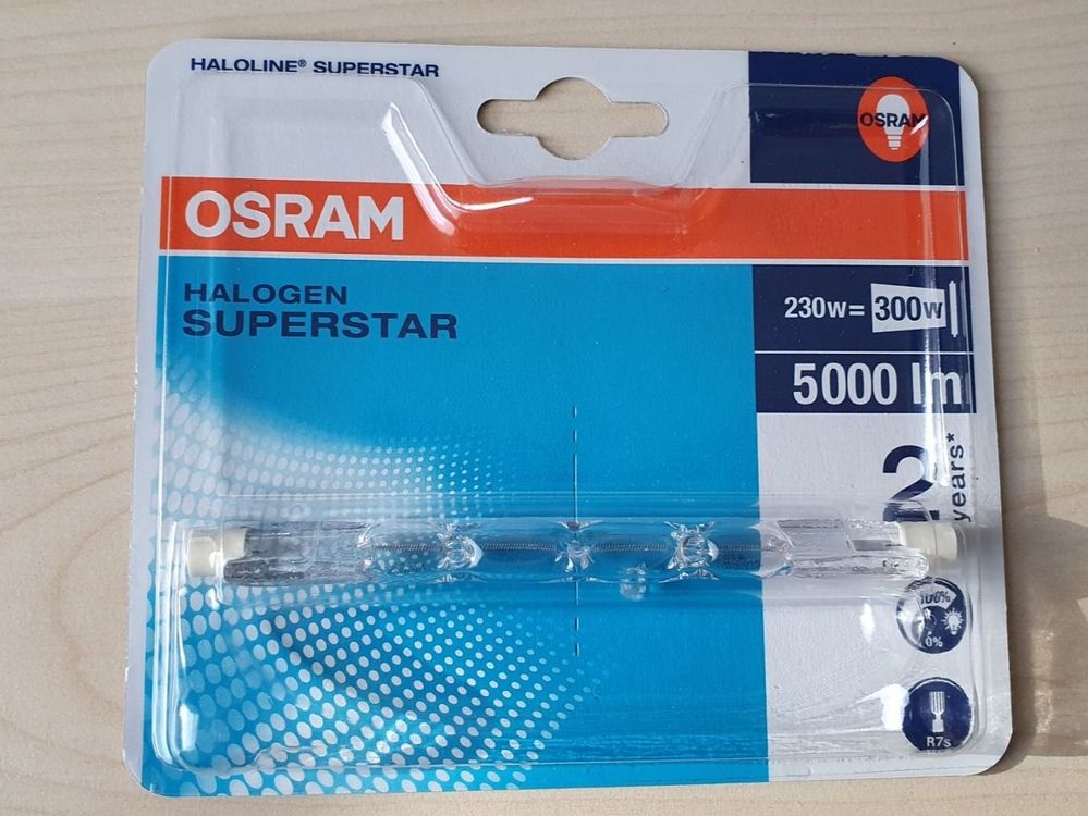 Osram Halogen Superstar Leuchte (Neu und originalverpackt) in Rotkreuz ...