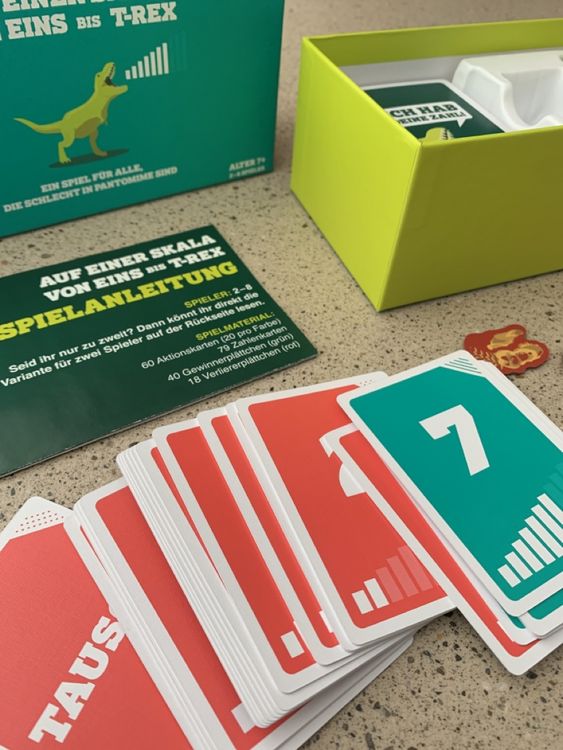 Brettspiel Auf Einer Skala von Eins bis T-Rex (Neu (gemäss Beschreibung ...