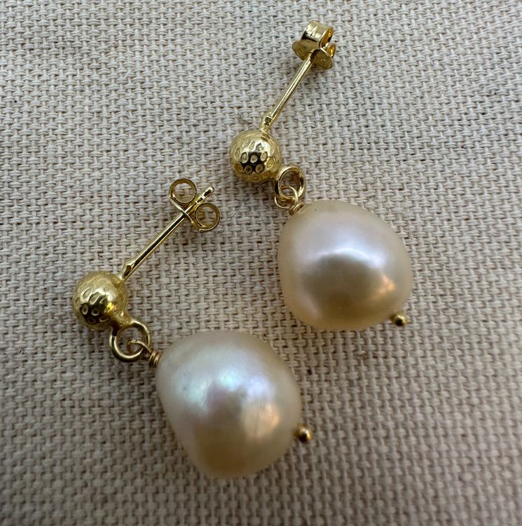 Sterling Silber 925 Ohrringen mit Perlen | Kaufen auf Ricardo