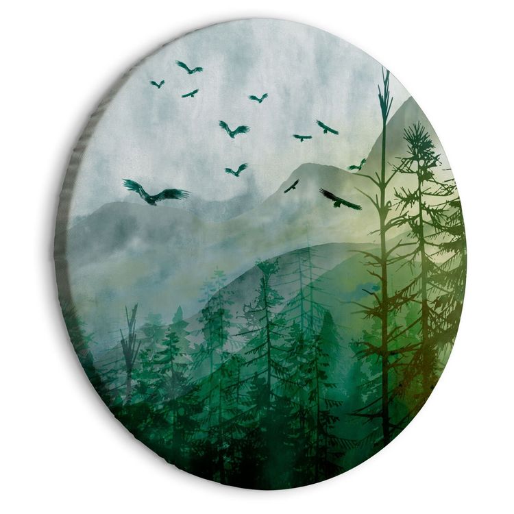 Wandbild Rund Landschaft Natur Deko NEU (Neu und originalverpackt) in Bern für CHF 99 – mit ...