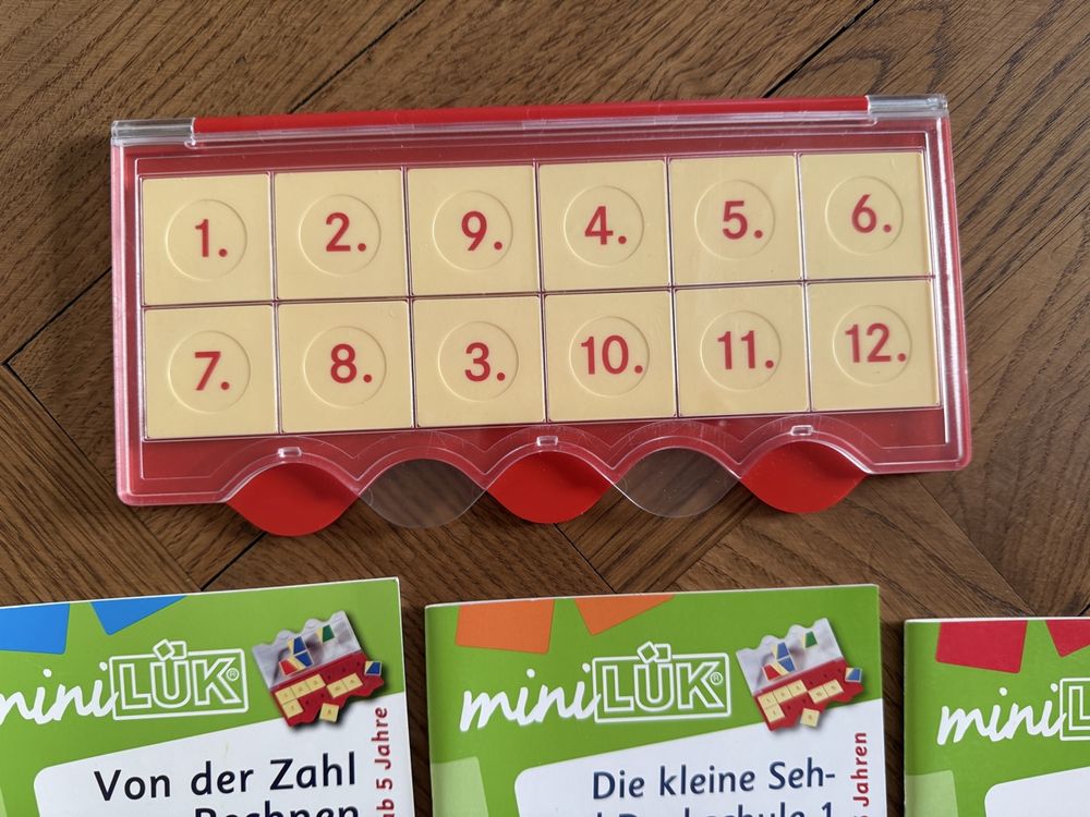 Mini LÜK Kasten mit 4 Übungsheften für Vorschulkinder (Gebraucht) in ...