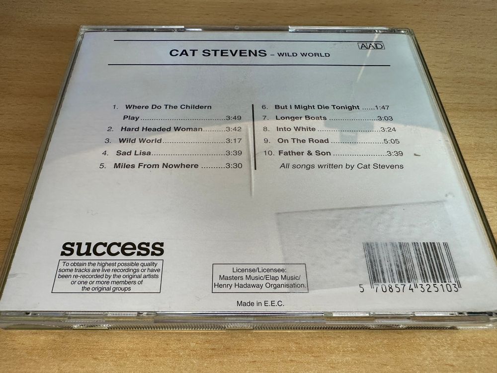 Cat Stevens – Wild World (Gebraucht) in Rikon im Tösstal für CHF 8.5 ...