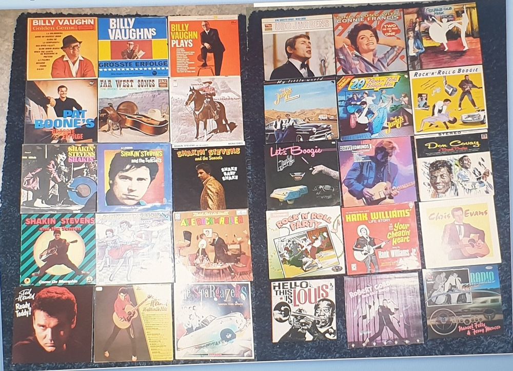 216 LP Schallplatten Rock,n,Roll, boogie,Woogie,Beat,Pop,Blu (Gebraucht) in für CHF 107 – nur ...