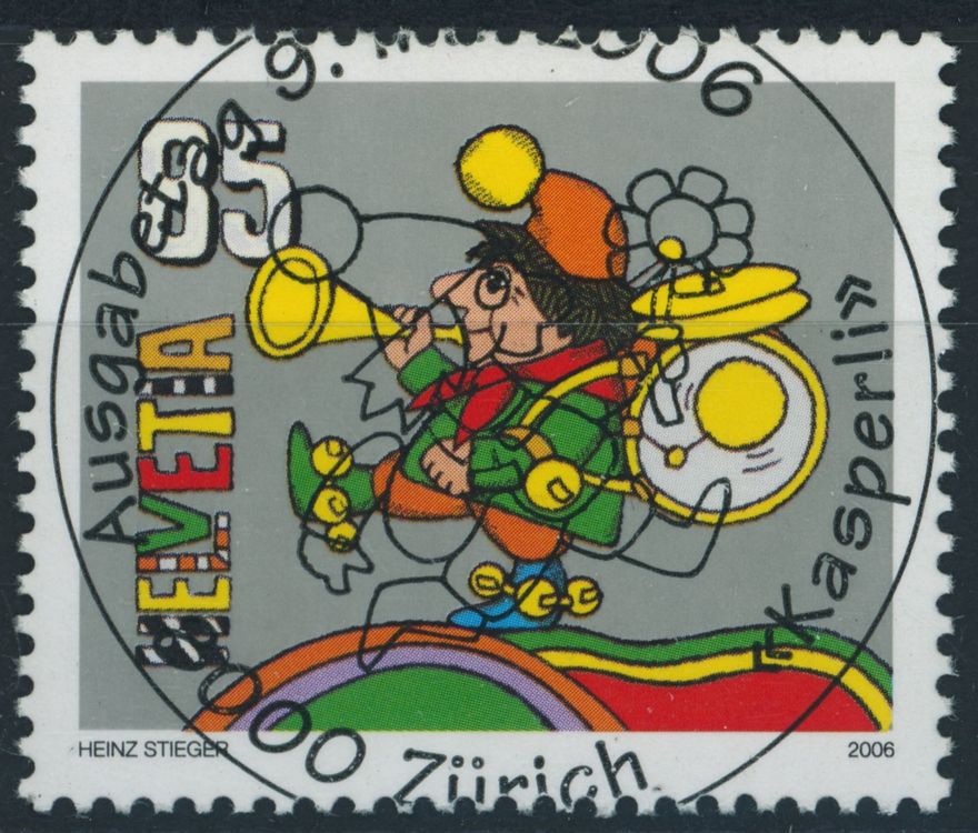 2006 - Kinderfigur Kasperli - Ersttag Voll Stempel ET | Kaufen auf Ricardo