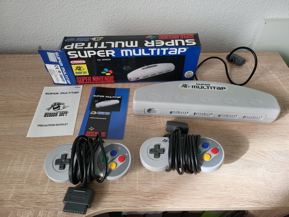 Super Nintendo Multitab OVP und 2 Controller (Gebraucht) in Sursee für ...