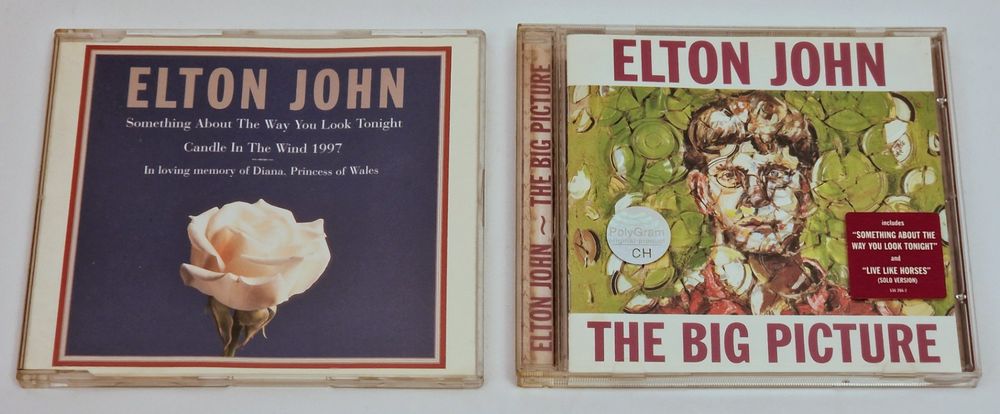 Elton John The Big Picture & Something About The Way You Loo (Gebraucht ...