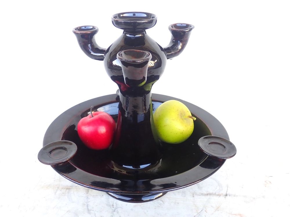 Gelzer Keramik Kerzenständer Schale Vase Vintage Mid Century (Gebraucht ...
