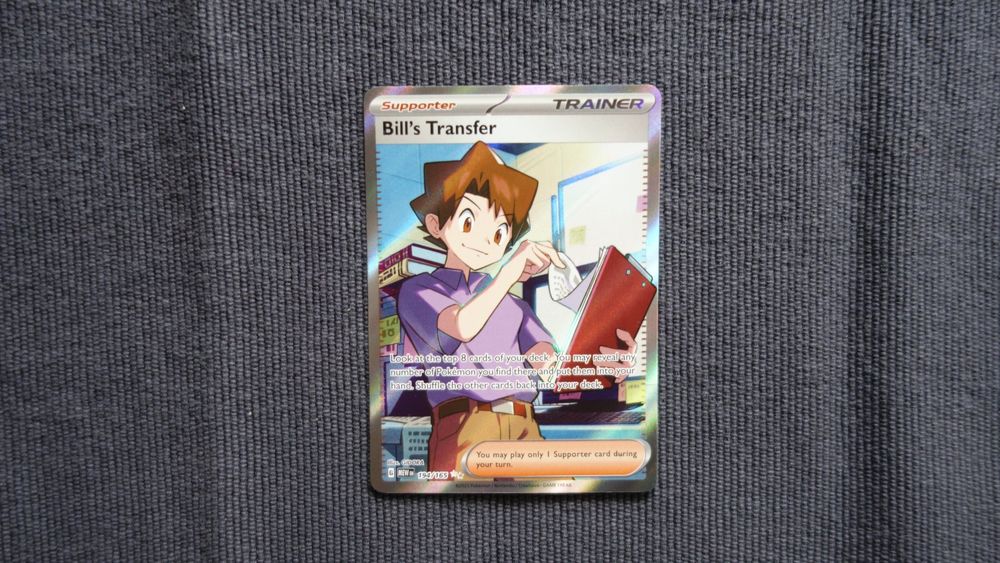 Bill's Transfer Full Art Trainer Pokemon 151 (EN) (Gebraucht) in Uster ...