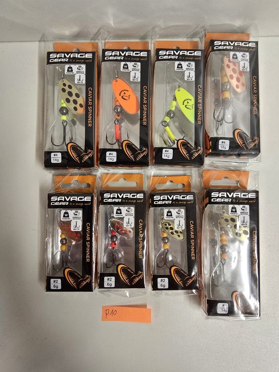 8x Savage Gear Caviar Spinner Blinker Set (Neu und originalverpackt) in Tuggen für CHF 20 – mit ...