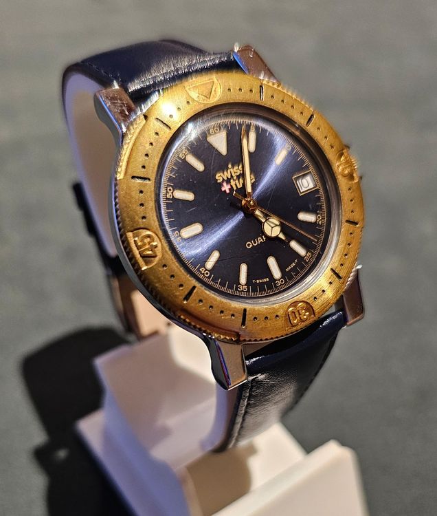 SWISS TIME Swiss Made Quartz Armbanduhr 40mm | Kaufen auf Ricardo