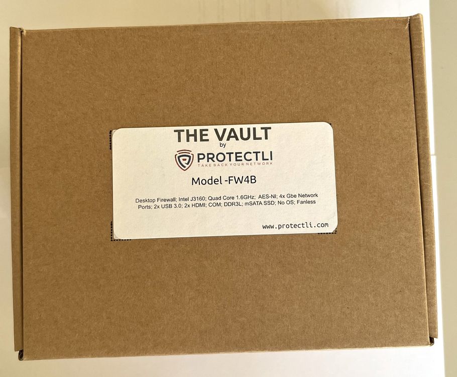 Protectli FW4B - Intel J3160 4 ports - 4 Go ram - 60 Go SSD (Gebraucht ...