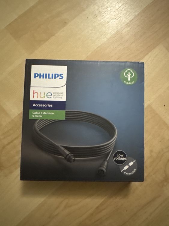 Philips Hue Outdoor Cable Extension 5m New (Neu (gemäss Beschreibung ...