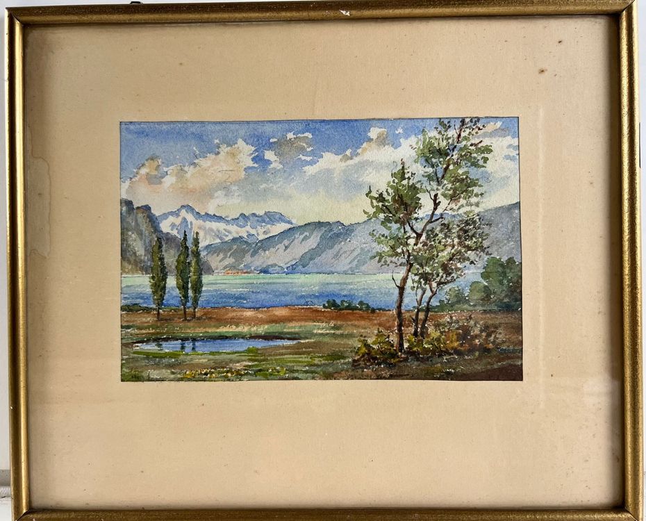 Landschafts Aquarell | Kaufen auf Ricardo