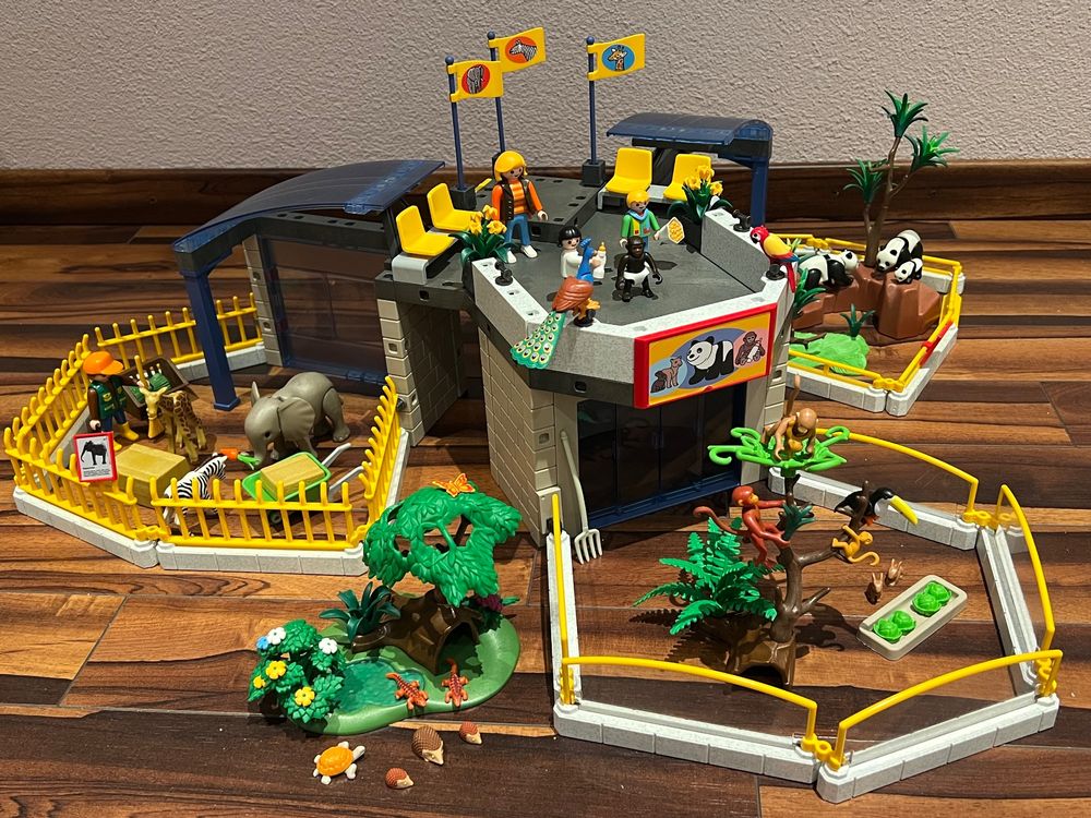 Playmobil 4093 Tierbaby-Station / Zoo: Komplett und mit OVP (Gebraucht ...