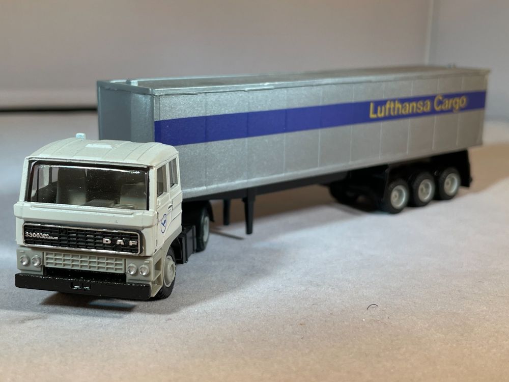DAF EFSI Lufthansa Truck H0 1/87 Metall | Kaufen auf Ricardo
