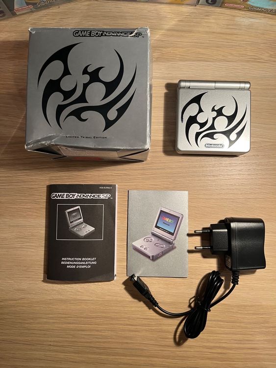 Gameboy Advance SP Tribal OVP + Ladekabel Nintendo | Kaufen auf Ricardo