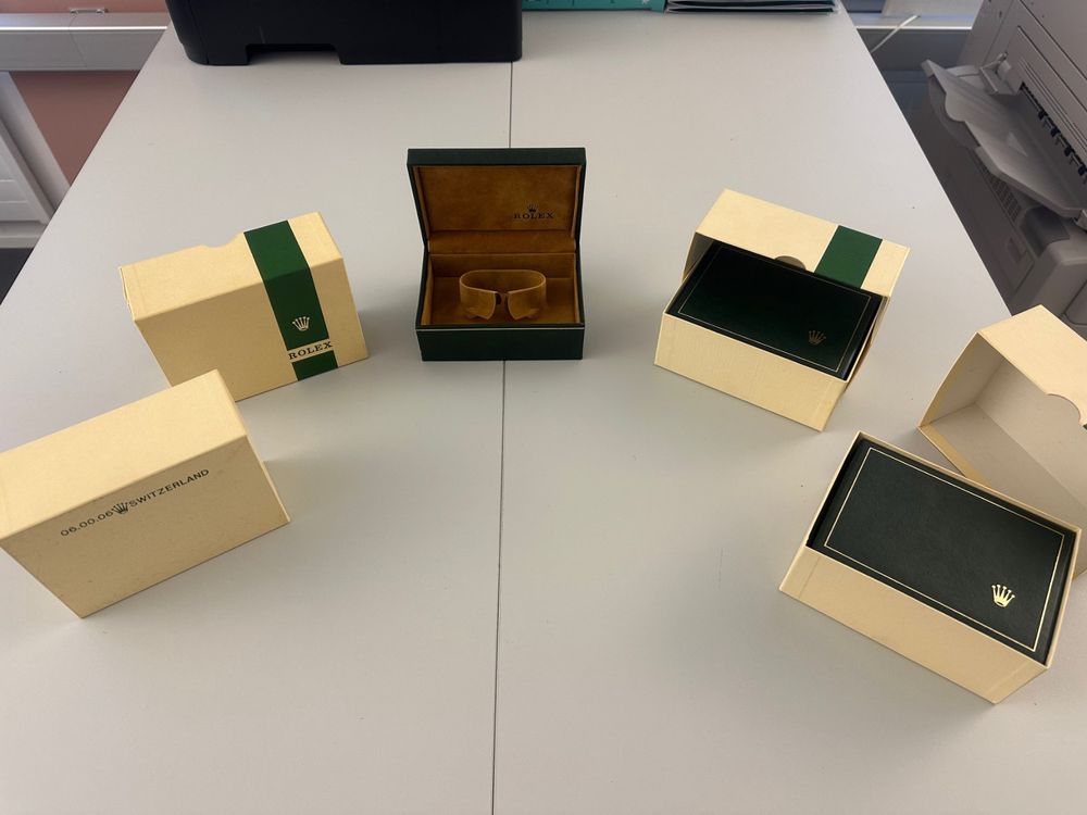 Original Rolex Box – 1990er / frühe 2000er Jahre – 3 Stück (Neu (gemäss ...