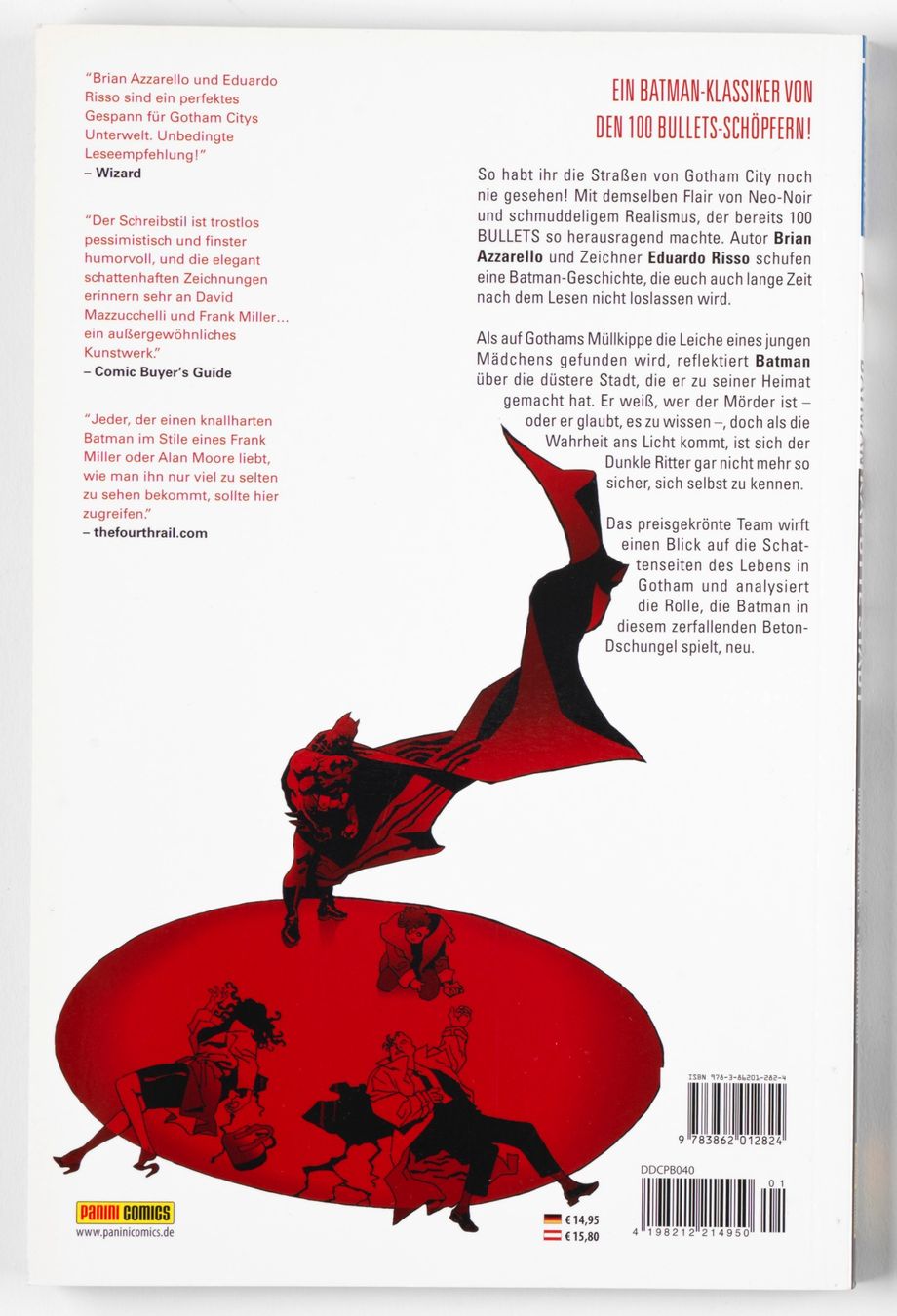 BATMAN - KAPUTTE STADT von BRIAN AZZARELLO und EDUARDO RISSO (Gebraucht ...