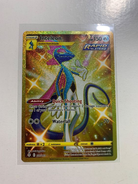 Pokemon Inteleon Gold | Kaufen auf Ricardo