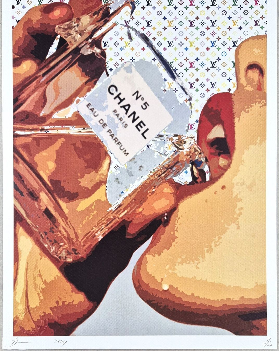 Death NYC Ltd Ed Pop Art Druck " Vuitton Chanel N.5 (Neu (gemäss ...