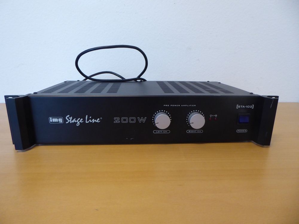 IMG Stage Line STA-102 200 Watt Endstufe Pre PA Power Verstä (Gebraucht ...