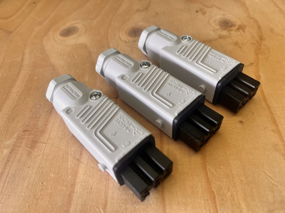 3 Stk. Hirschmann Stecker Stak 3 Storen (Neu (gemäss Beschreibung)) in ...