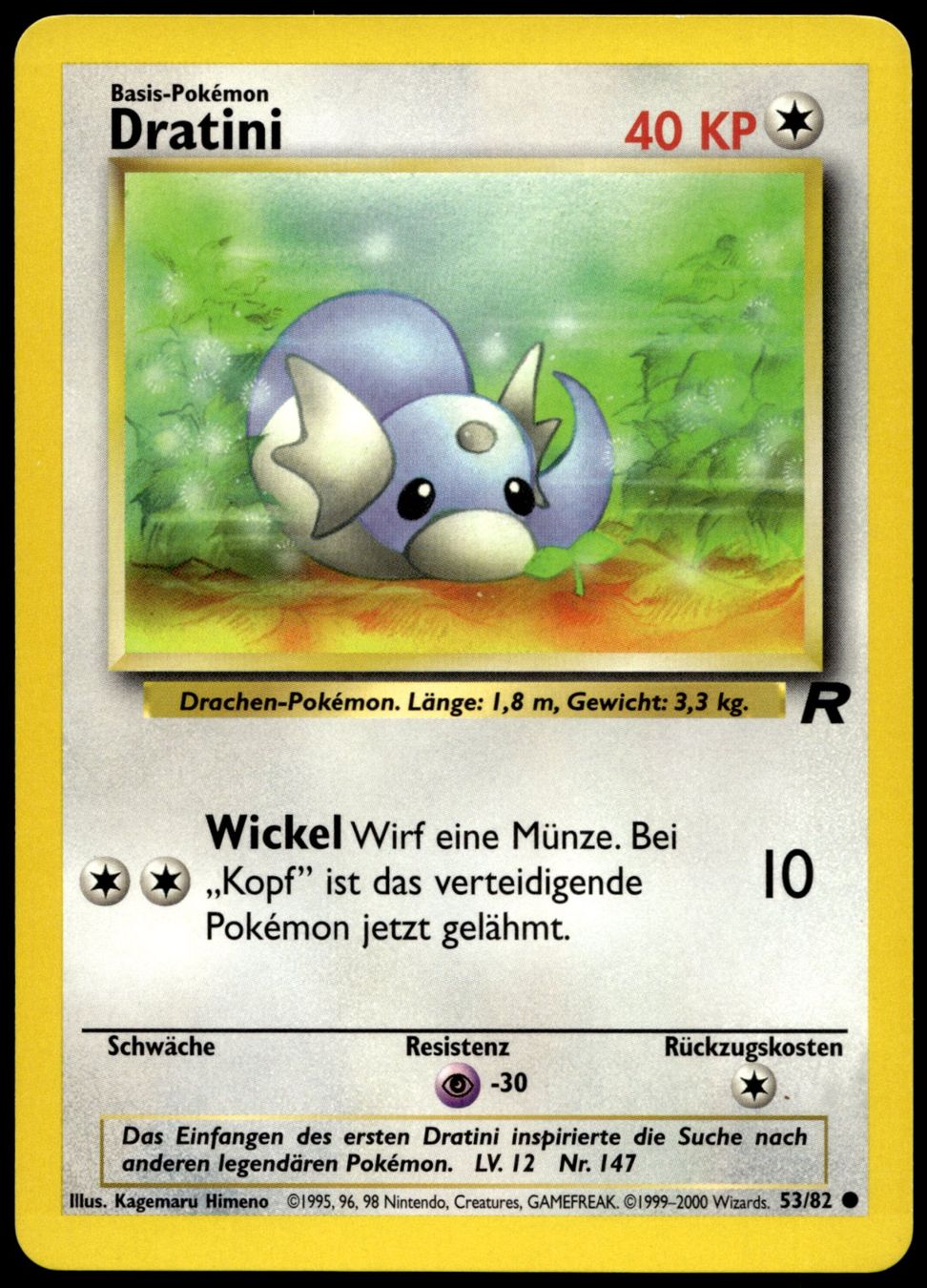 Dratini 53/82 Pokémon Team Rocket ab 1.- (Neu (gemäss Beschreibung)) in ...