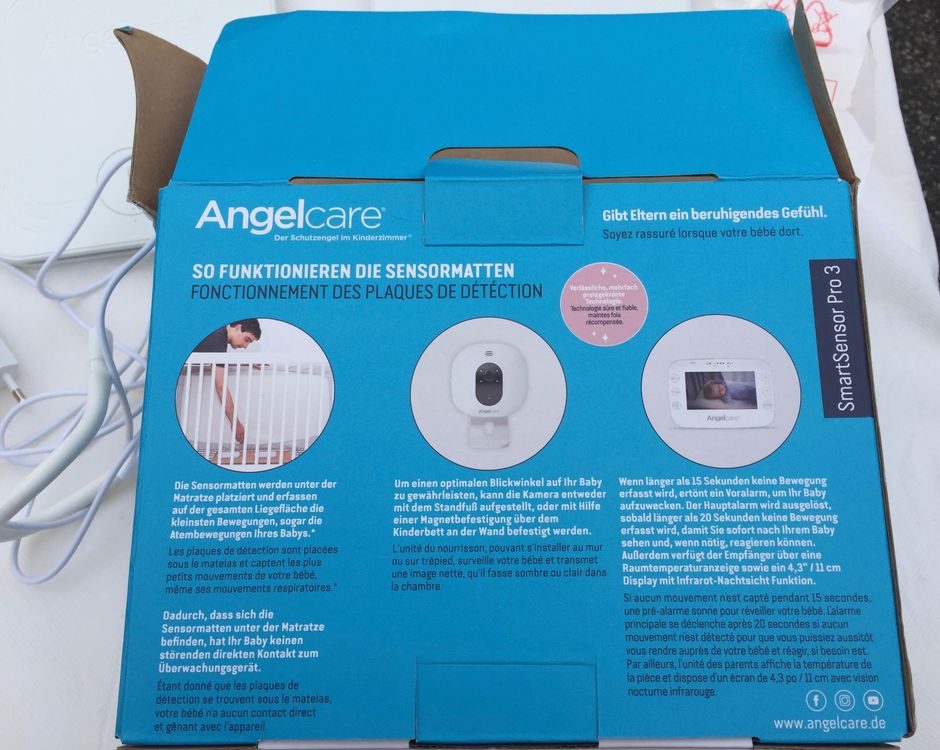 Angelcare SmartSensor Pro 3 Baby-Geräusch-/Bewegungsmelder | Kaufen auf ...