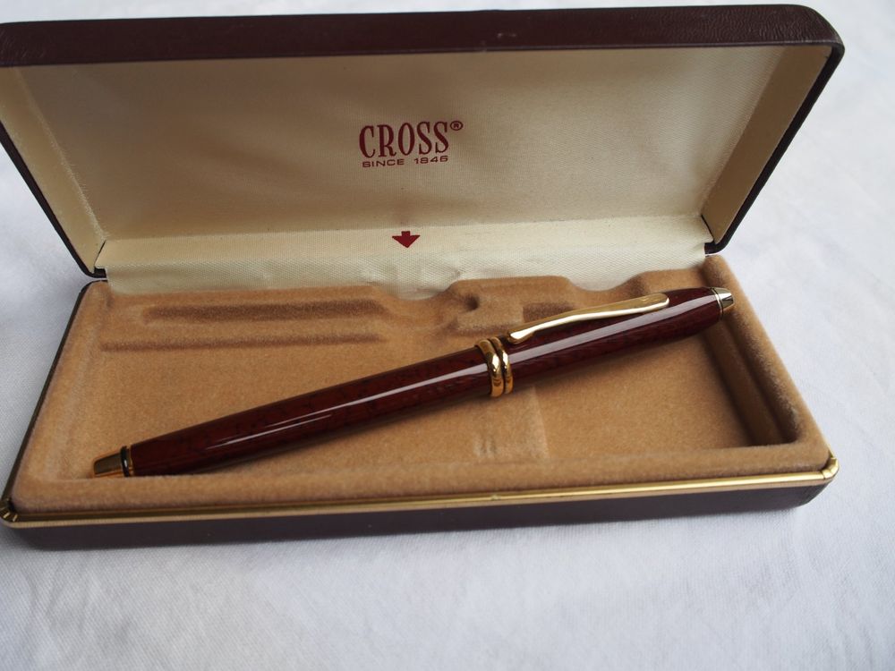 CROSS stylo plume de luxe. en laque et lourd! | Kaufen auf Ricardo