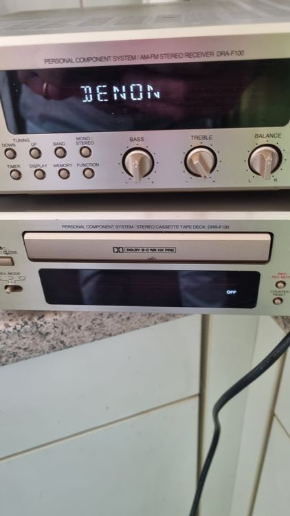 Denon DRR-F100 Stereo Kassetten Deck und DRA-F100 Receiver ( | Kaufen auf Ricardo