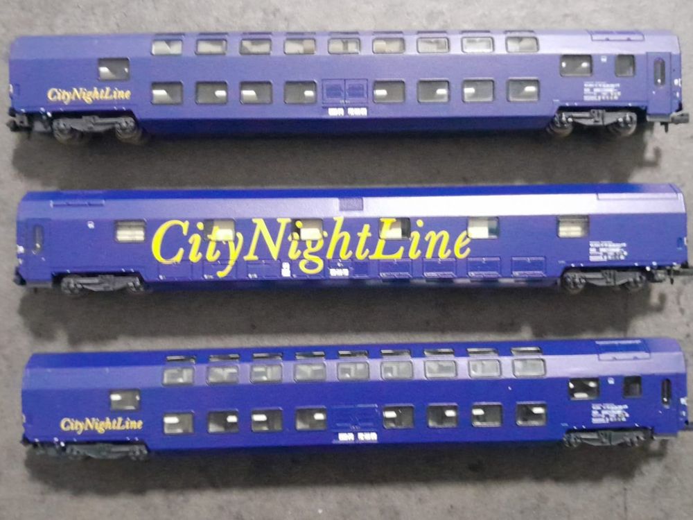 CNL City Night Line Nachtreisewagen SET 10 Wagen LS-Models (Neu und ...