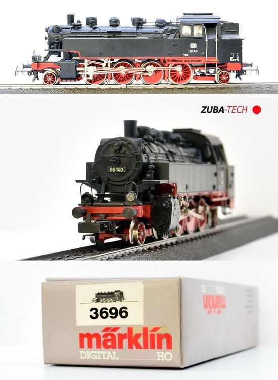 Märklin 3696 Dampflok BR 86 DB H0 WS OVP (Gebraucht) in St. Gallen für CHF 84.5 – mit Lieferung ...