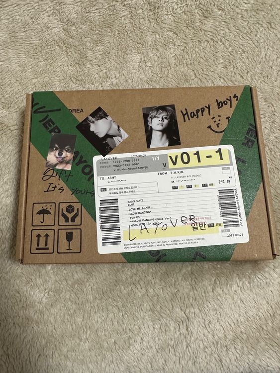 Layover CD Album by V, Taehyung BTS, | Kaufen auf Ricardo