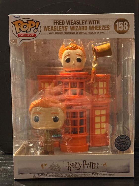 Funko Pop! Harry Potter - Fred Weasley with W.W.W. #158 (Neu (gemäss ...