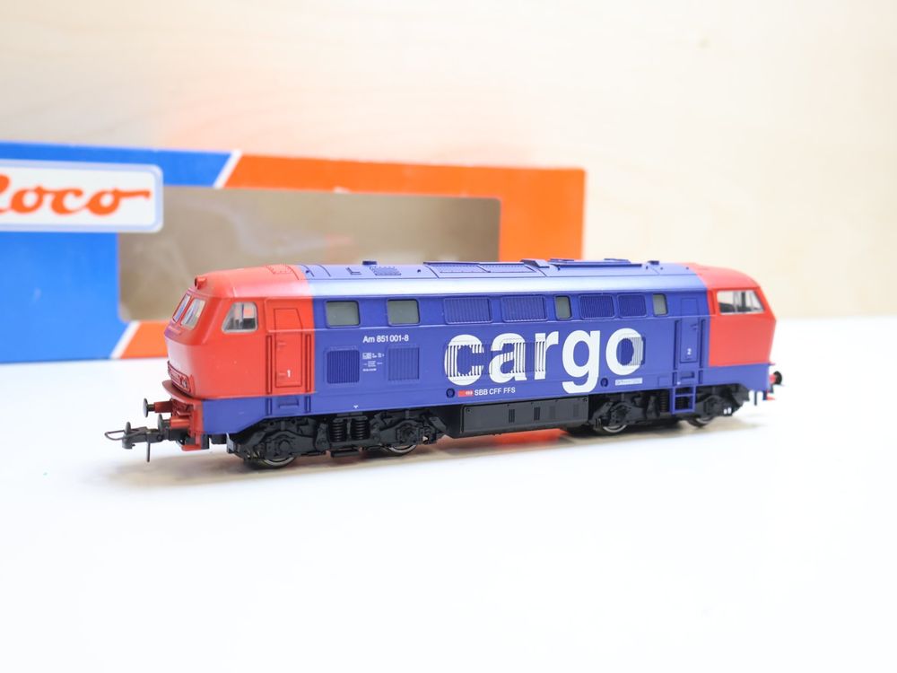 ROCO SBB Am 851 Diesellok Cargo - AC ESU Digital H0 | Acheter sur Ricardo