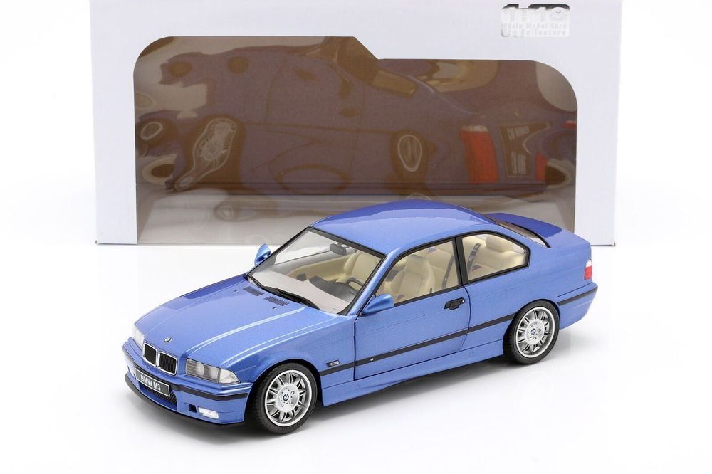 BMW M3 Coupé E36 Phase II 1995-1999 hellblau met. 1:18 (Neu und ...