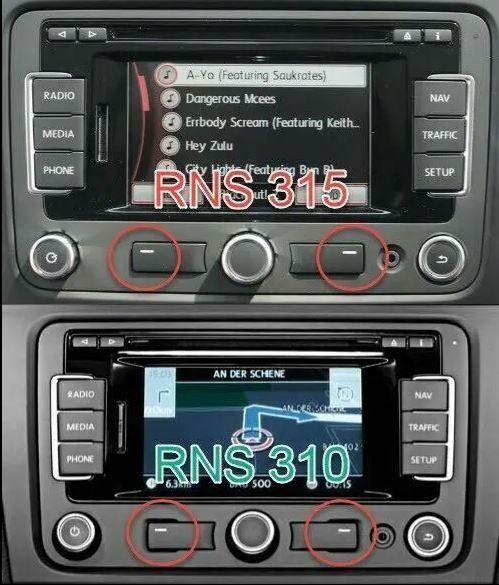 VW RNS 315 V12 2020-2021 West Westeuropa (Neu und originalverpackt) in ...