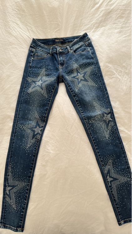 Jean slim étoiles strass (Neuf (Voir description)) à Blonay pour CHF 30 ...