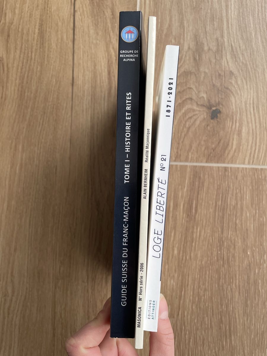 3 livres - Grande Loge Suisse Alpina - franc-maçonnerie (D'occasion) à ...