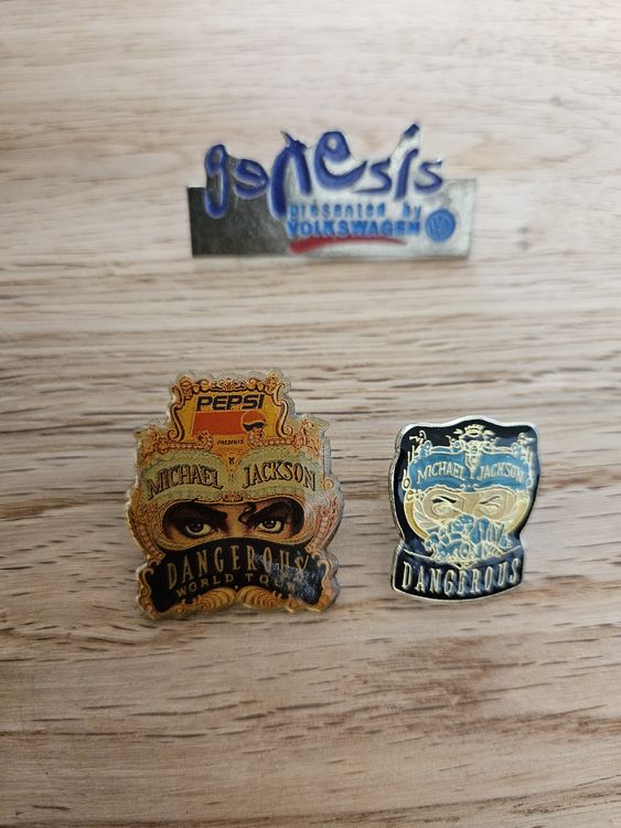 Pin Genesis 1994 und Michael Jackson Pepsi (Gebraucht) in Stans für CHF ...